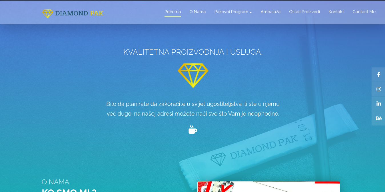 Diamond Pak | Podgorica | Trgovina šećerom, medom, keksom, čokoladicama ...